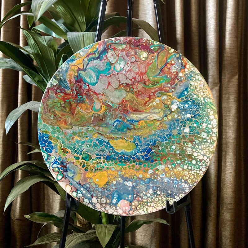 Fluid Art Painting - Etsy