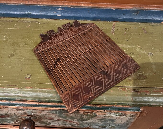 1820s Primitive Antique Tape Loom,lap Loom With Detailed Handcarved ...