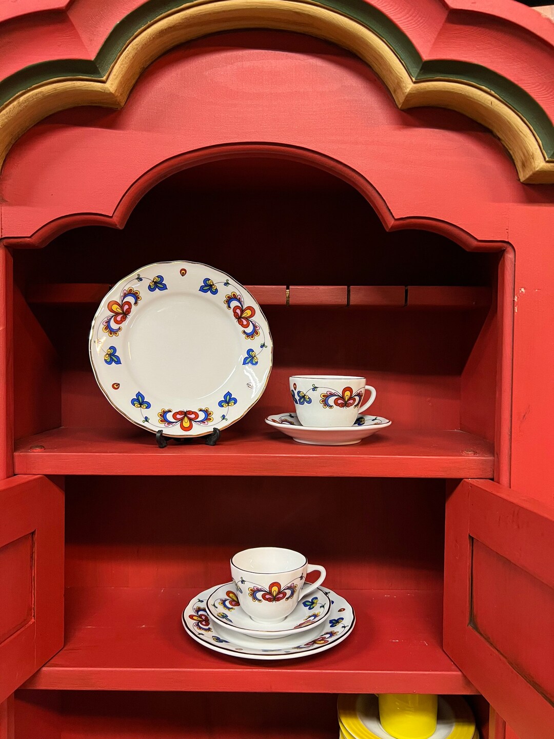 Vintage Norwegian PP Farmers Rose Coffee/ Tea/ Breakfast Set, Nordic ...