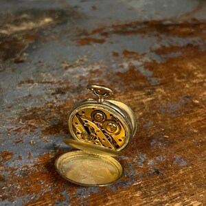 Antique 1800s Silver Pocket Watch, 0800 Solid Silver, Mechanical Watch ...