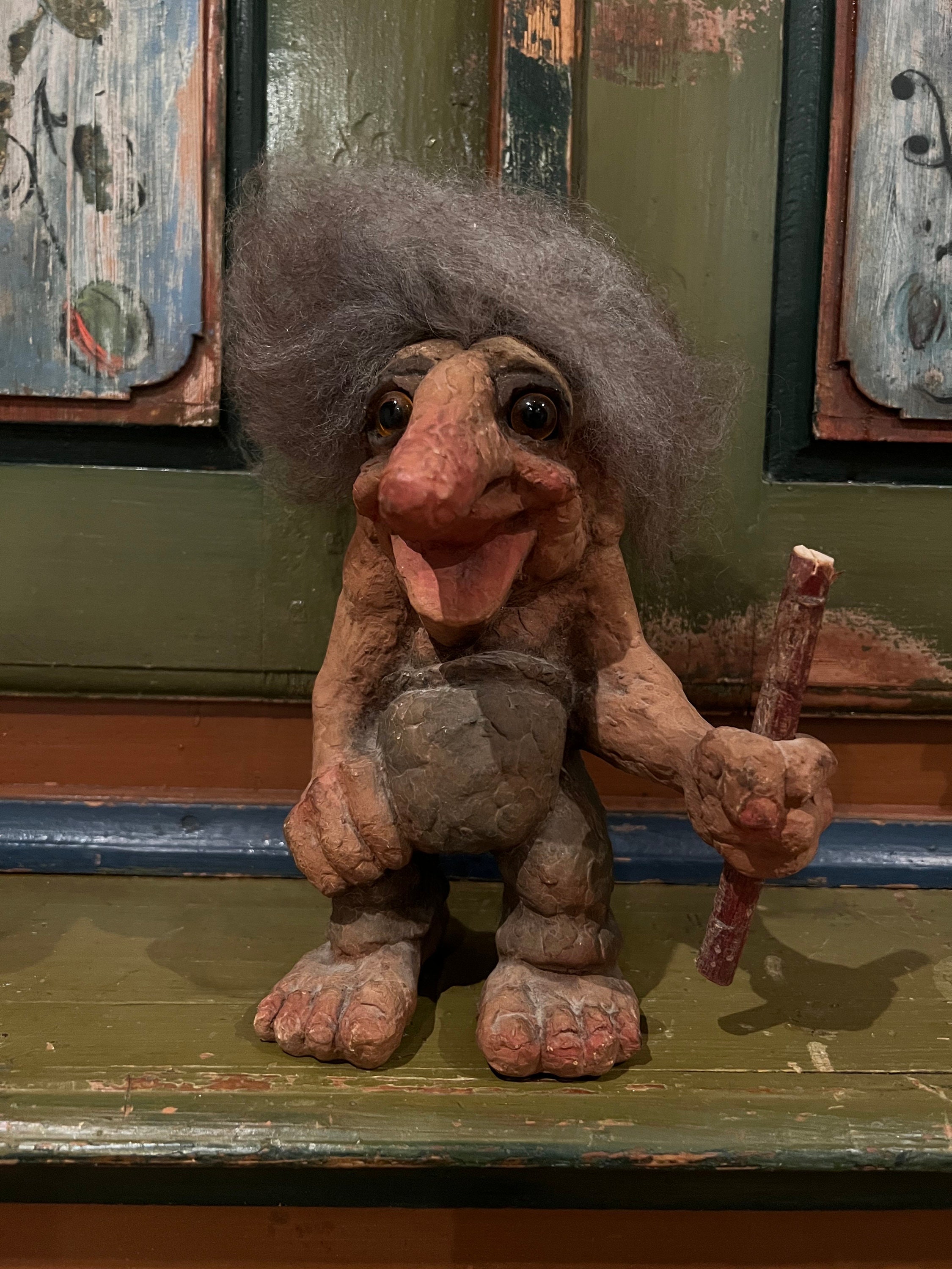 LARGE Vintage NYFORM Norwegian Troll Handmade RUSTIC - Etsy