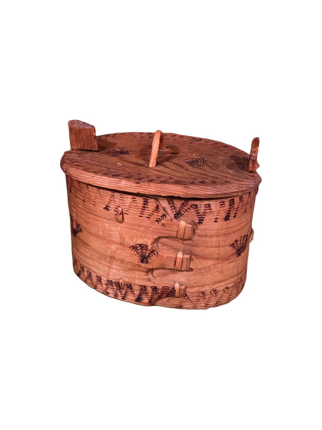 1800s RUSTIC Antique Tine Box From Norway Norwegian Folk Art - Etsy