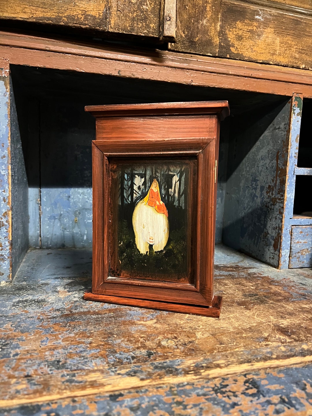 Vintage Key Cabinet Theodor Kittelsen 1857-1914white Bear King Valemon ...