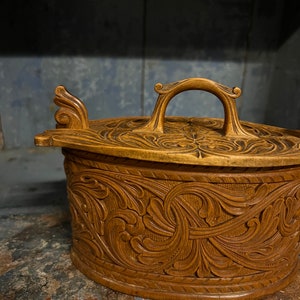 Dated 1890 Antique Detailed Handcarved Lars BIRKELAND(1857-1920) Style ...