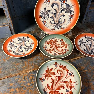 1978 Porsgrund O. Tranberg Handpainted Norwegian Nordic /rosemaling ...