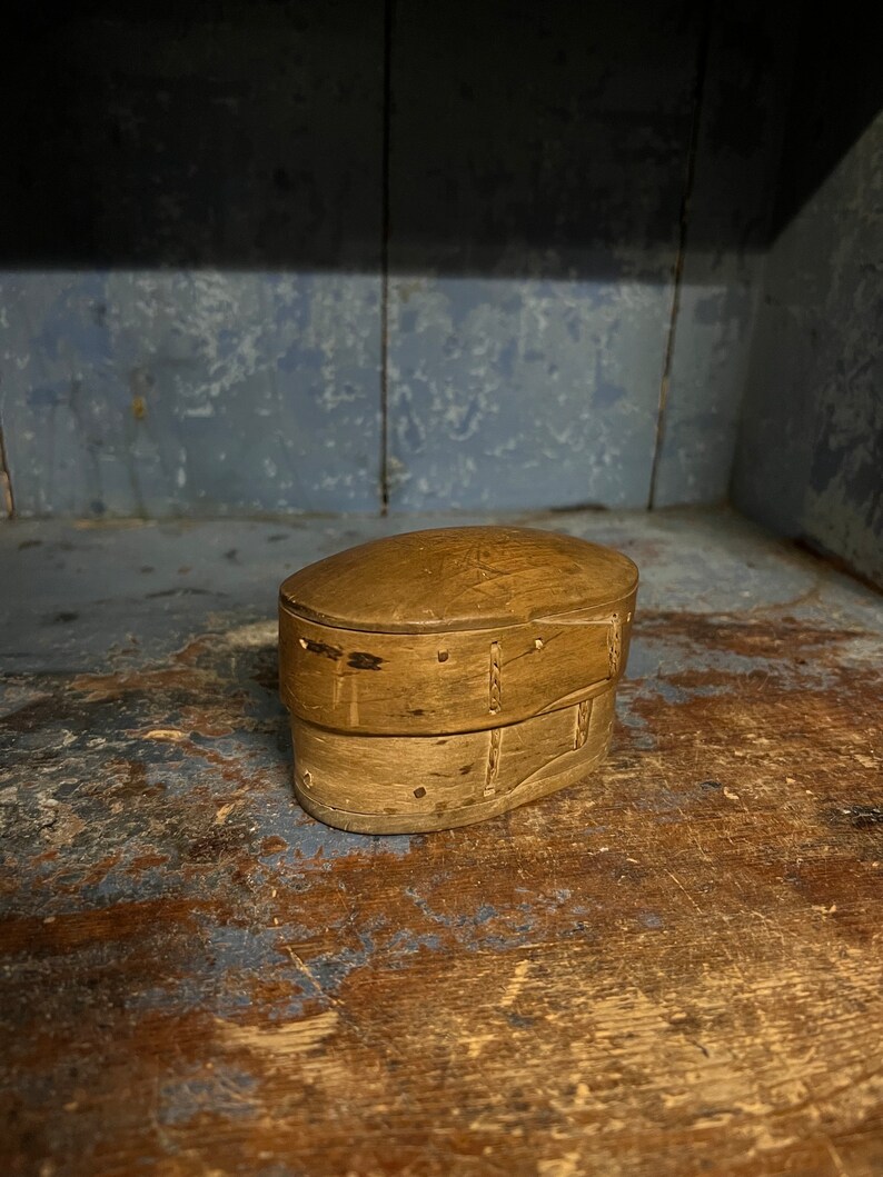 1800s Antique RUSTIC Tine Box/butter Box From Norway , Norwegian Folk ...
