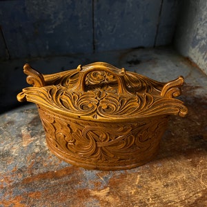 Dated 1890 Antique Detailed Handcarved Lars BIRKELAND(1857-1920) Style ...