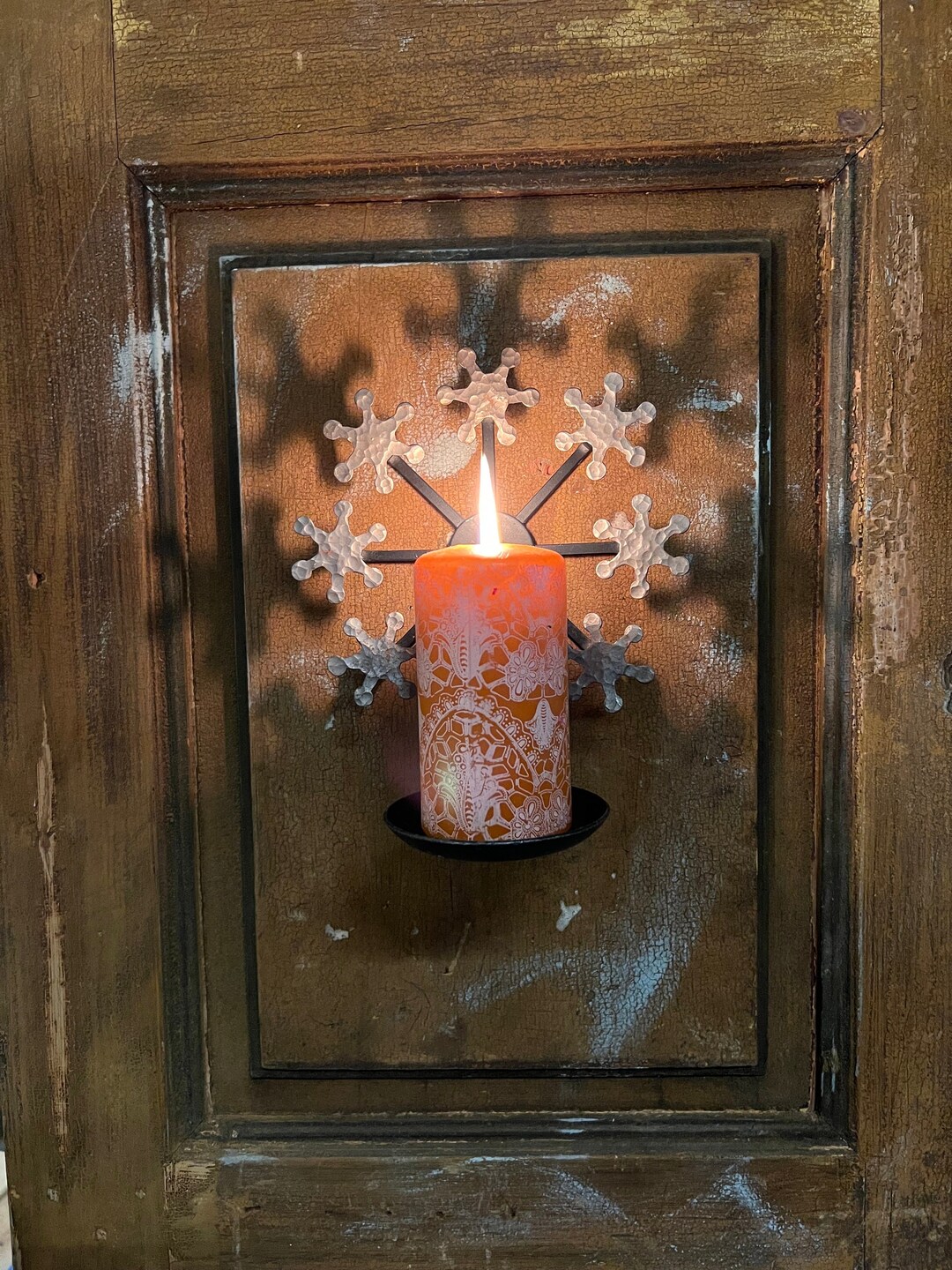 Vintage Norwegian Candle Sconce, Candlestick Wall Sconce, Wall Hanging ...