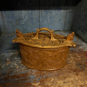 Dated 1890 Antique Detailed Handcarved Lars BIRKELAND(1857-1920) Style ...