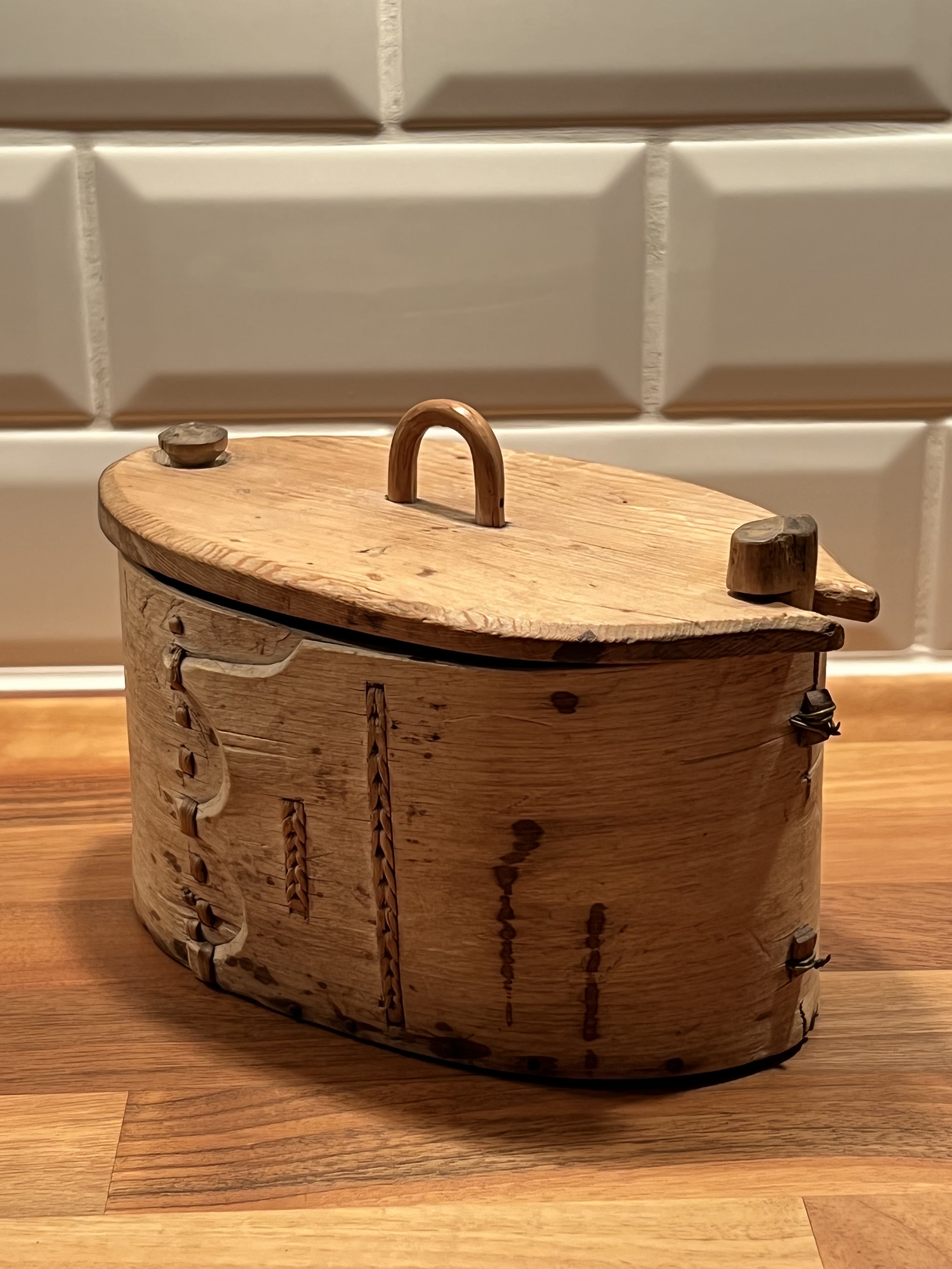 1890s' Antique Tine Box From Norway Norwegian Folk Art - Etsy