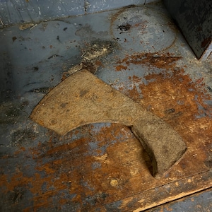 17/1800s Large RUSTIC Carpenter Axe, Primitive Norwegian Antique Tool ...