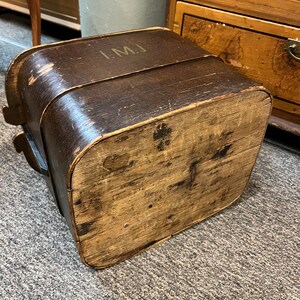 1800s' Antique Tine Box From Norway, Norwegian Folk Art, Handmade/ Hand ...