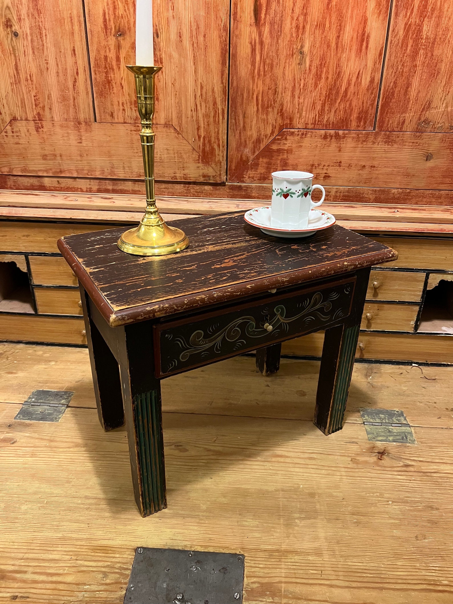 Antique Norwegian Rosemaling Chair/kids Table/desk in Louis - Etsy