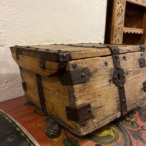 1700s Norwegian RUSTIC Chest/ Jewelry Box/treasure Box/ Treasure Chest ...