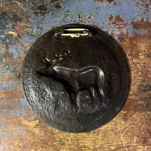 Ca. 1970s Vintage Norwegian Hanging Plate, Moose / Elk Motif, Mid ...