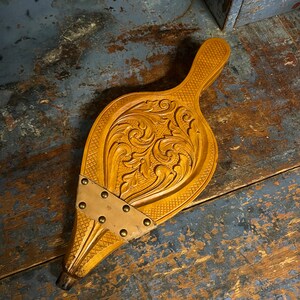 Unique Handcrafted Fireplace Bellows/ Blower Norwegian Folkart With ...