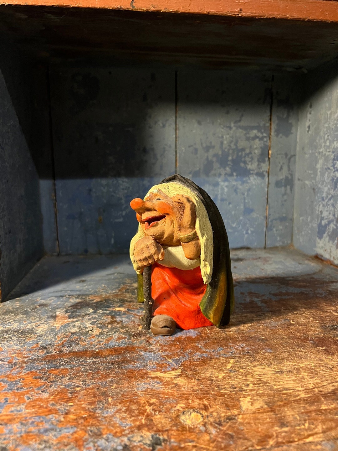 Medium Norwegian HENNING "troll Queen" Figurine, RARE, Handcrafted ...