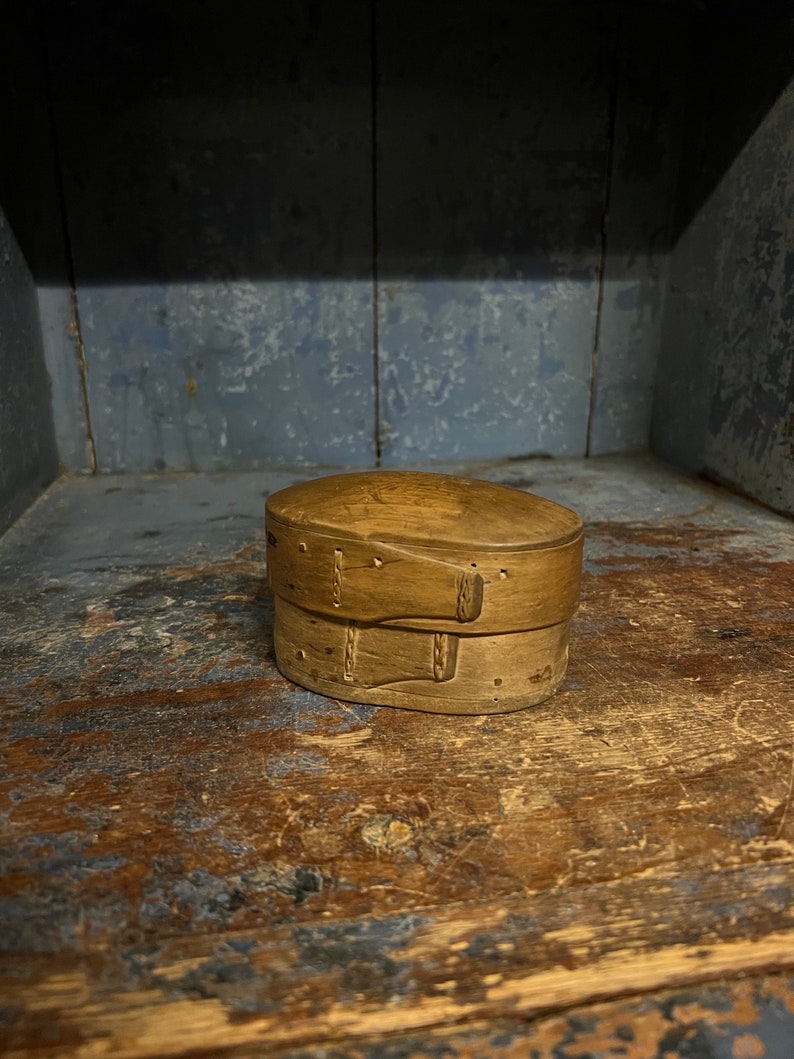 1800s Antique RUSTIC Tine Box/butter Box From Norway , Norwegian Folk ...