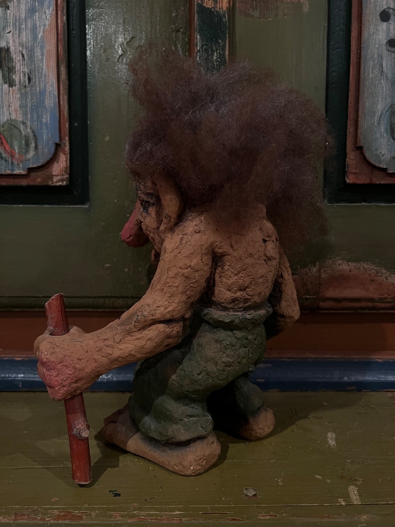 LARGE Vintage NYFORM Norwegian Troll Handmade, Nordic/norwegian ...