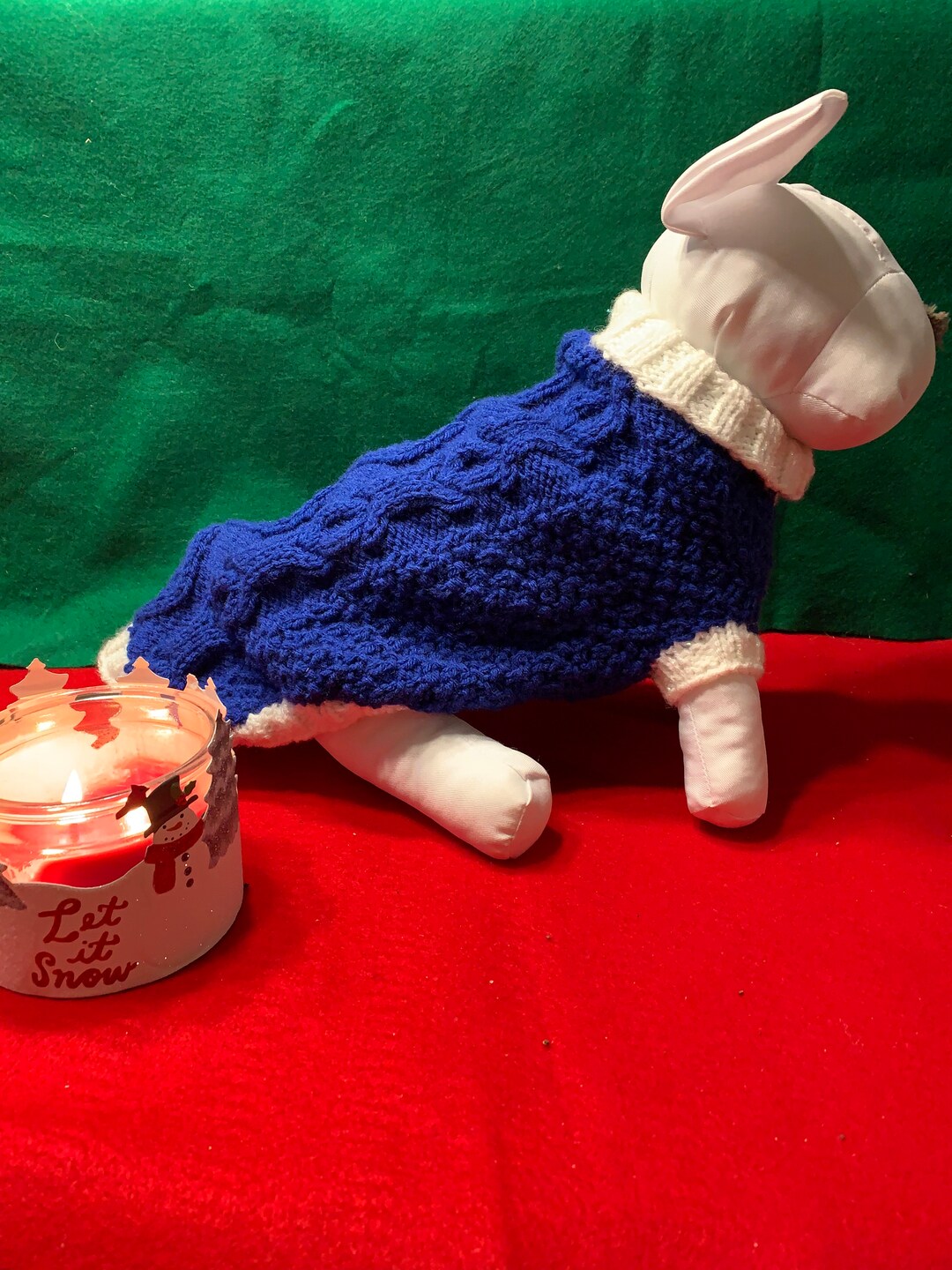 Bones and Biscuits Hand Knitted Pet/dog Sweater - Etsy