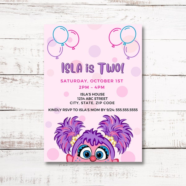 Abby Cadabby Party Etsy