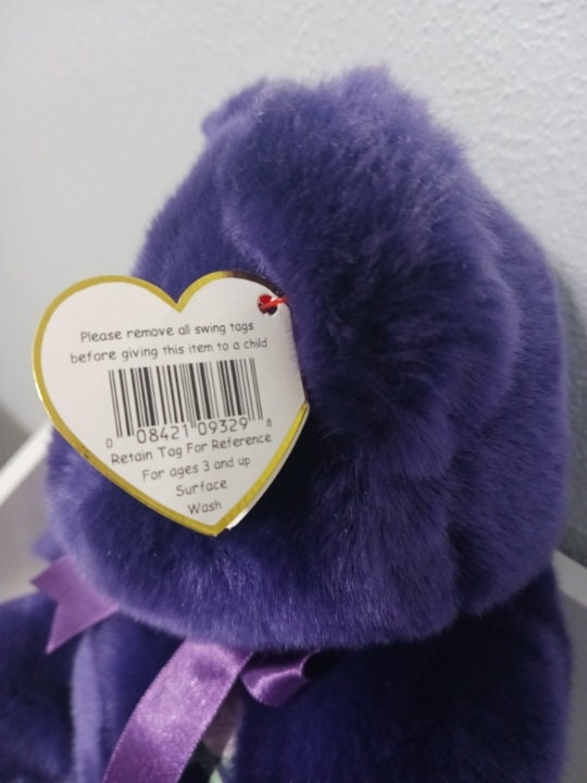 1997 Original Vintage Retired Princess Bear Beanie Babies and Buddies ...