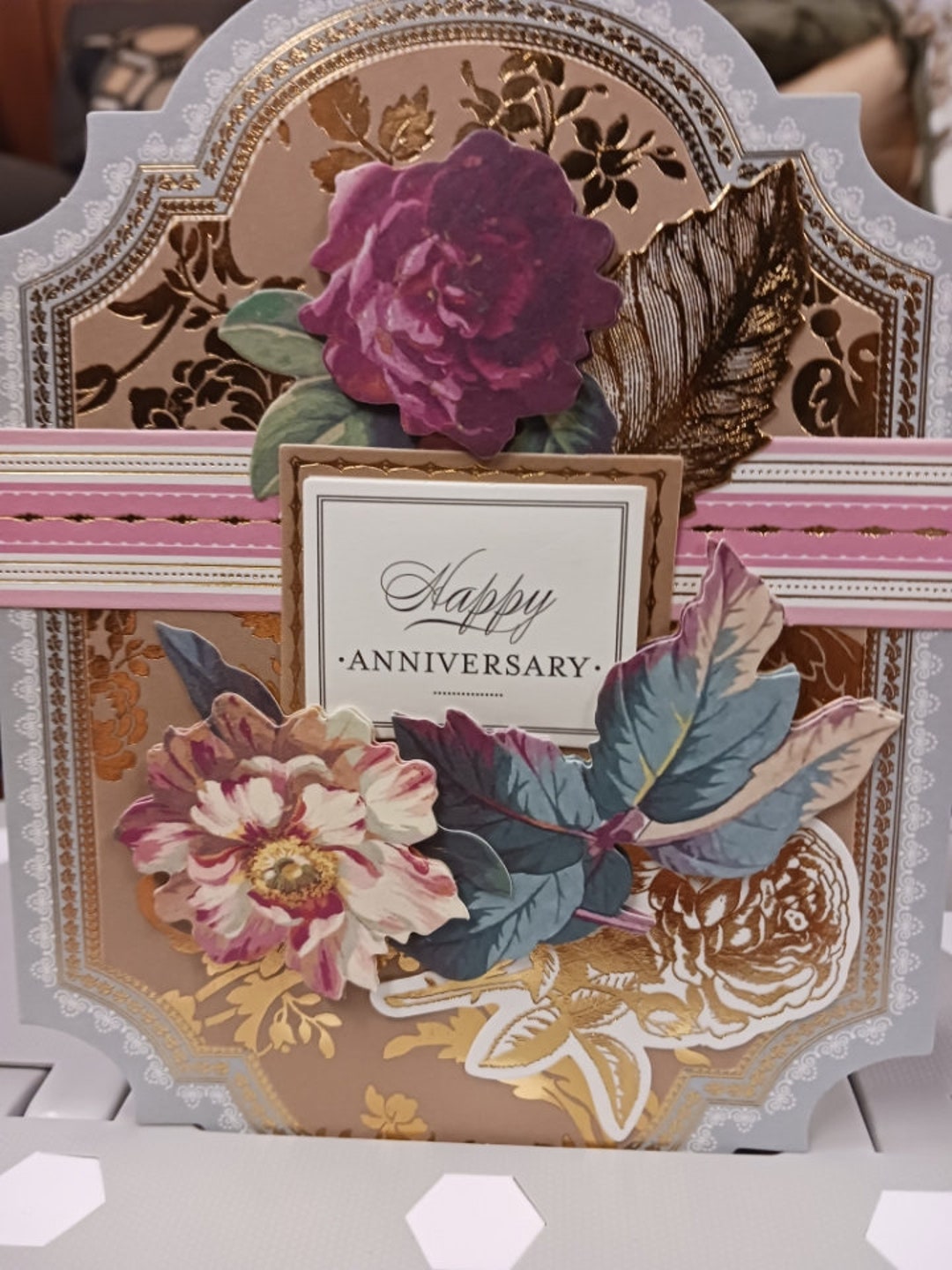 Handmade Anniversary Card - Etsy