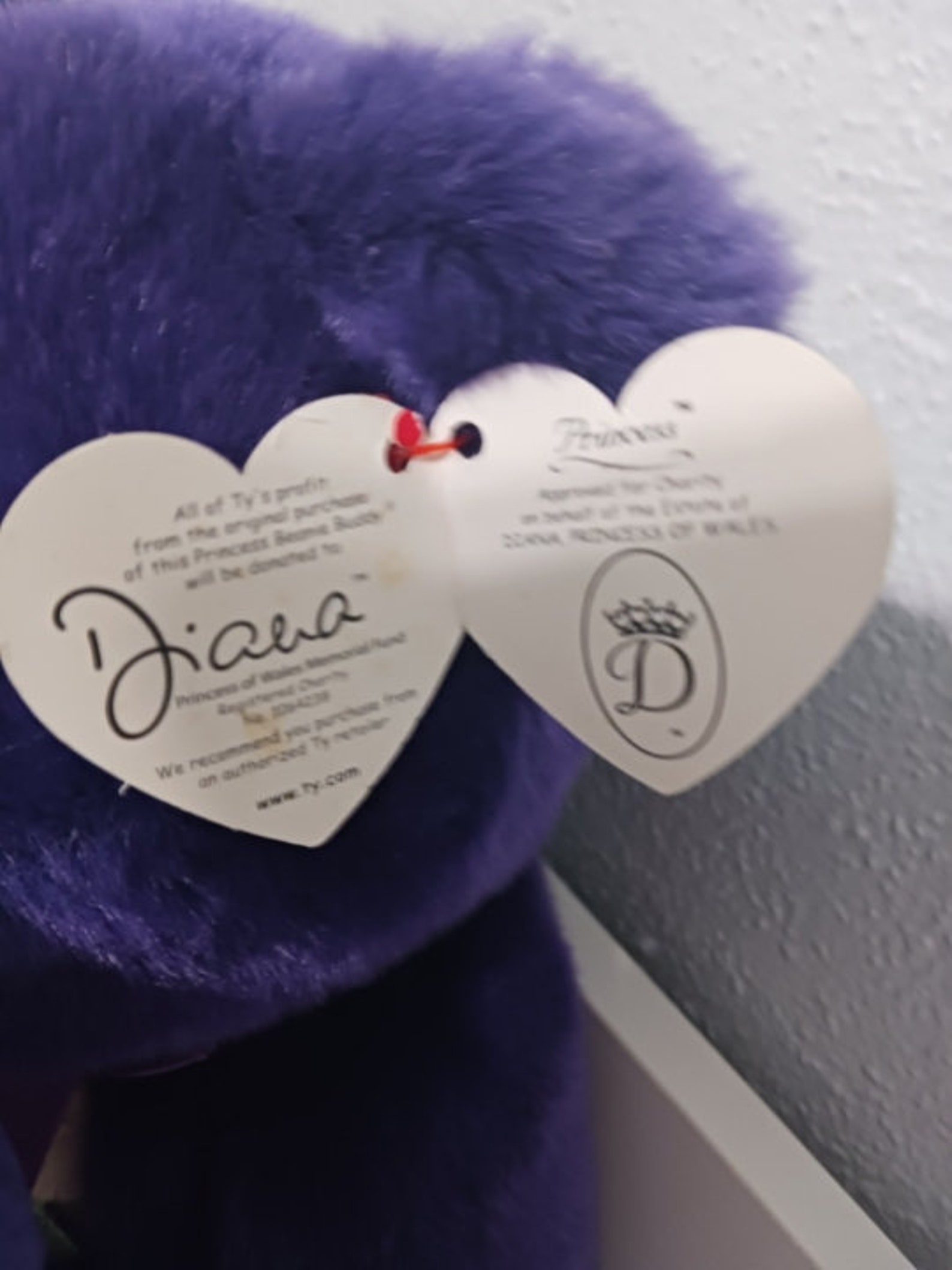 1997 Original Vintage Retired Princess Bear Beanie Babies and Buddies ...