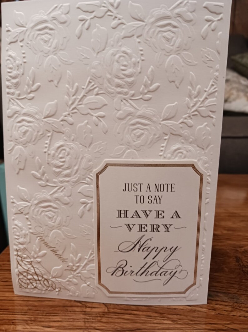 Homemade Happy Birthday Card - Etsy