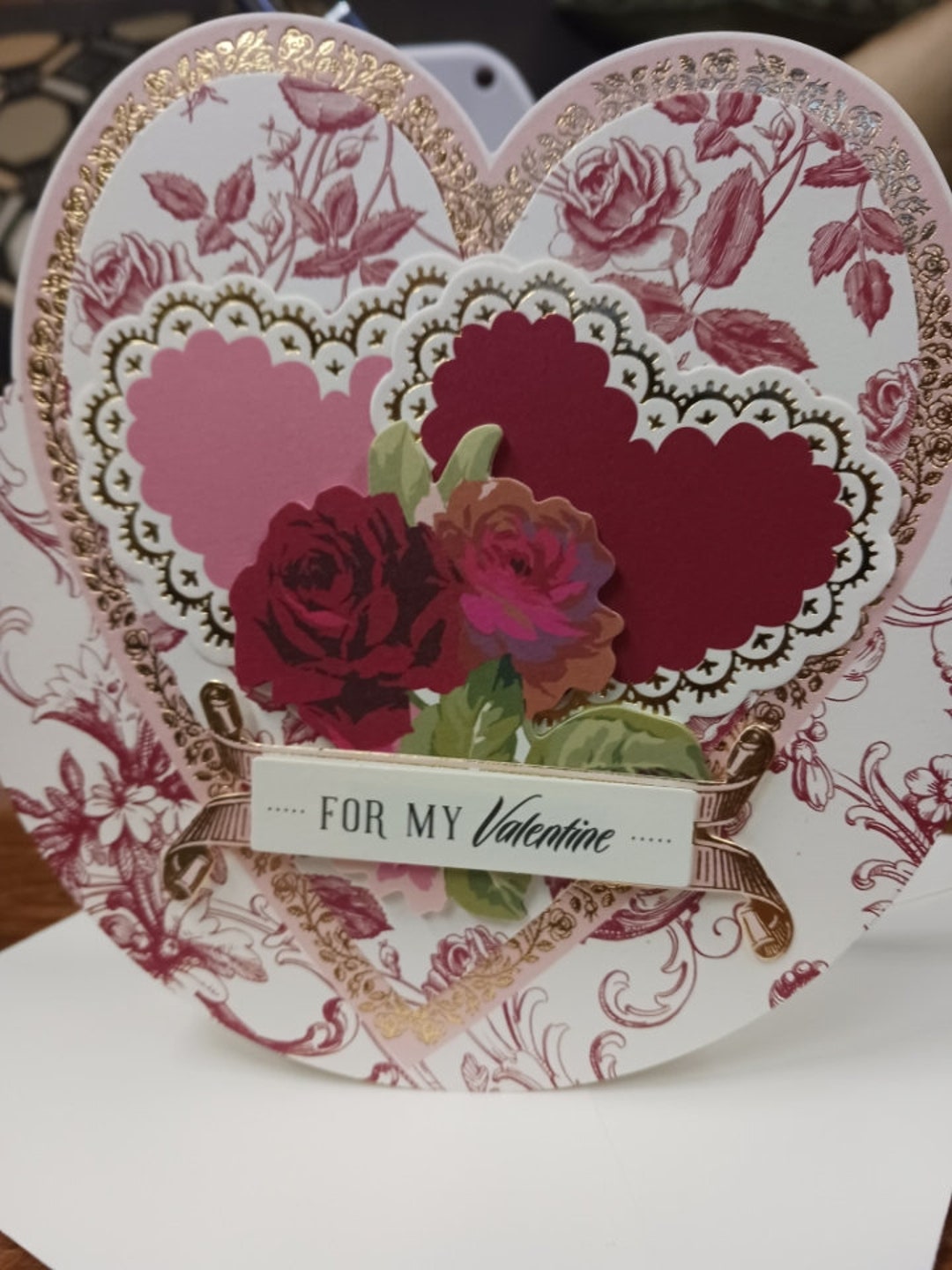 Handmade Rocking Valentine Card - Etsy