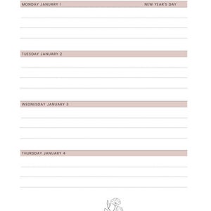 Weekly 2024 Planner PDF Digital Download - Etsy