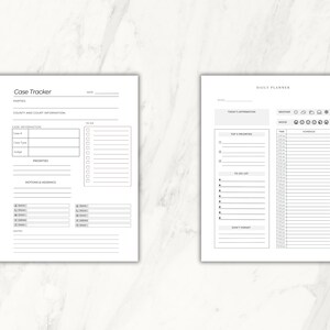 Comprehensive Case Organizer Bundle (organization Paperwork for ...
