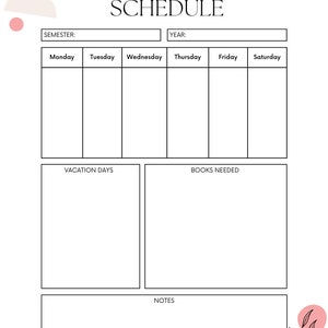 Law School Planner- PDF Printable- Law Student Planner - Etsy