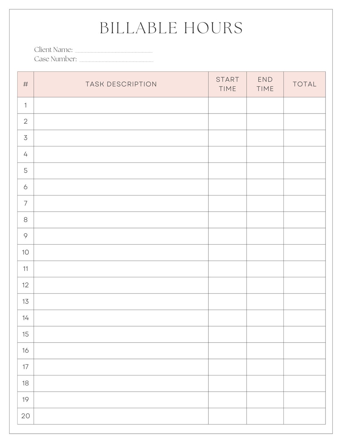 Attorney Planner PDF Digital Download Legal Planner - Etsy