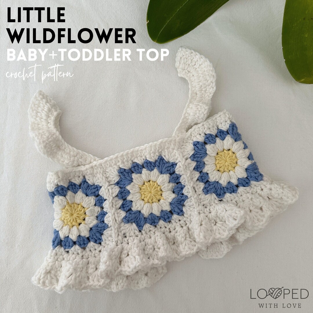 Little Wildflower Top CROCHET PATTERN ONLY, Crochet Baby Top Pattern ...