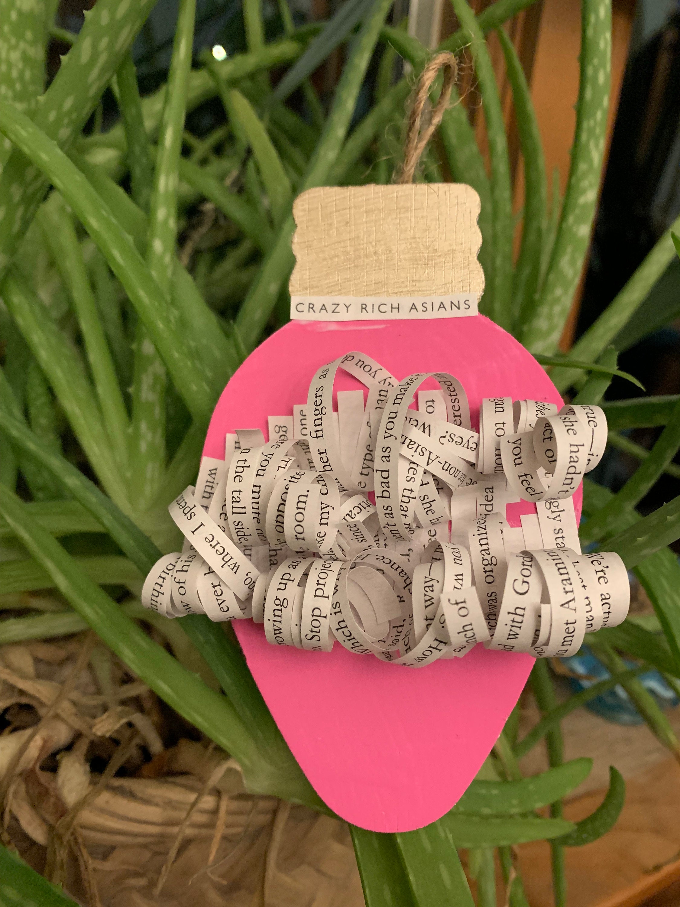 Crazy Rich Asians Curly-cues Light Bulb Ornament - Etsy