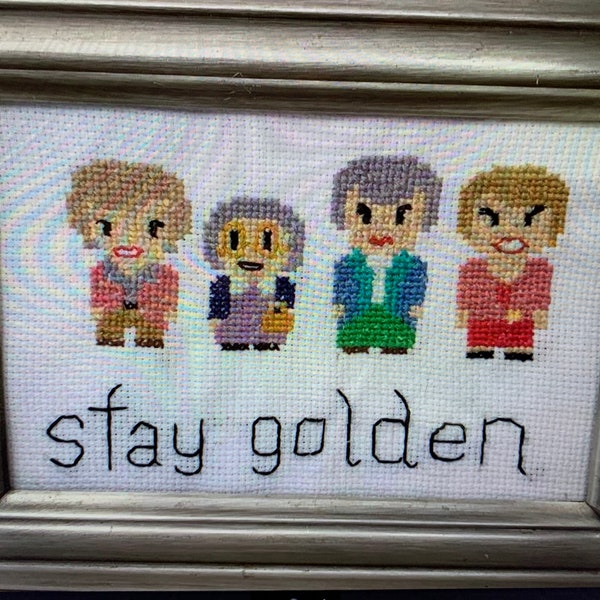 Golden Girls Cross Stitch - Etsy