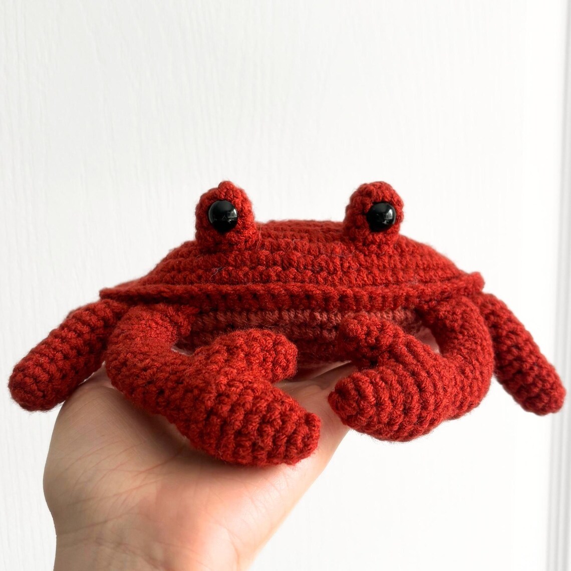 Crab Crochet Pattern: Red Crab, Crab Amigurumi, Red Crab Crochet ...