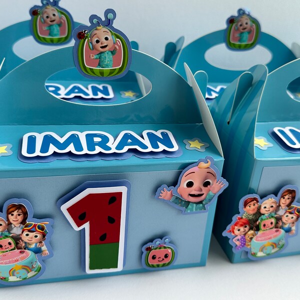 Cocomelon Favor Boxes - Etsy