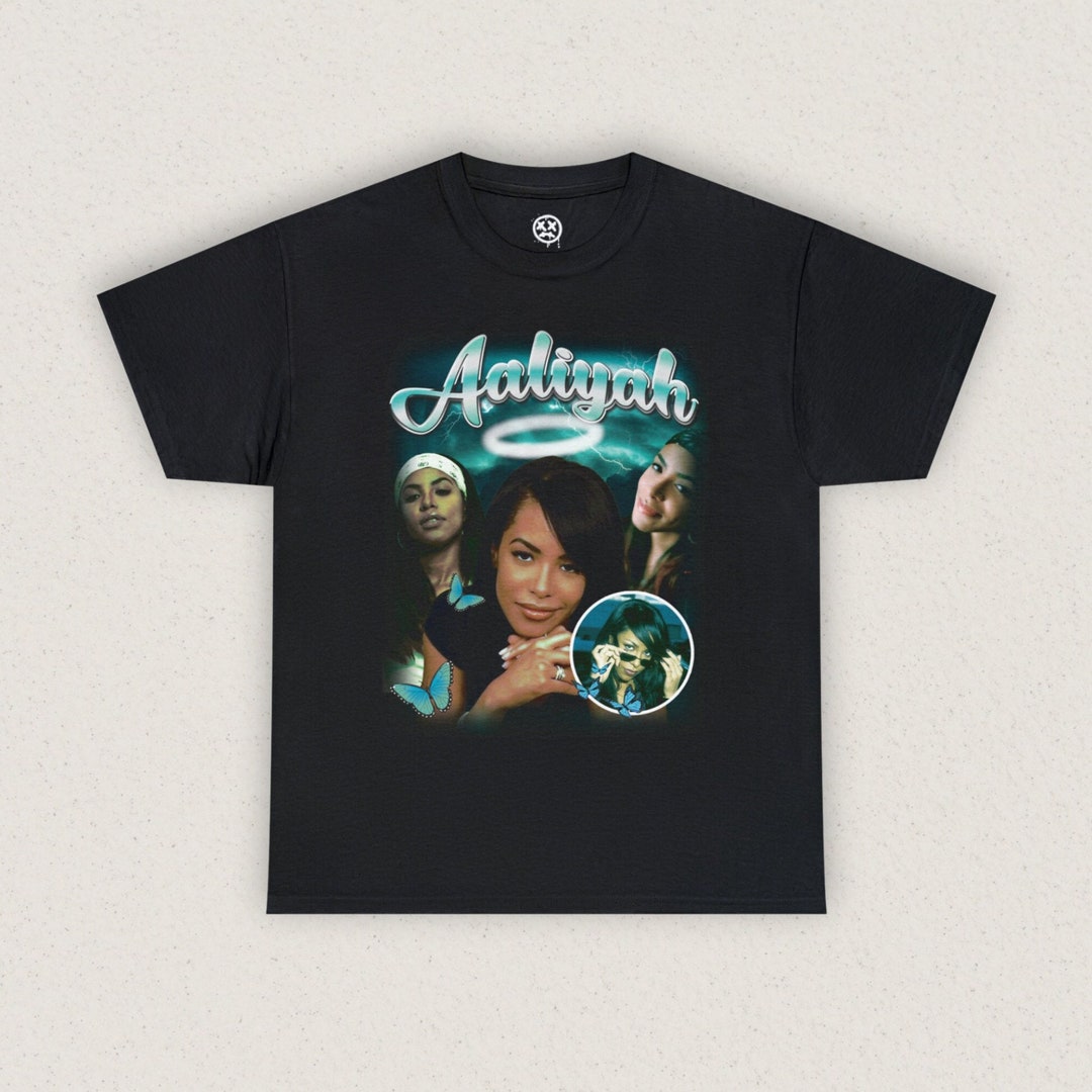 Aaliyah Vintage Shirt, Princess of Rnb, Bootleg Aaliyah T-shirt ...