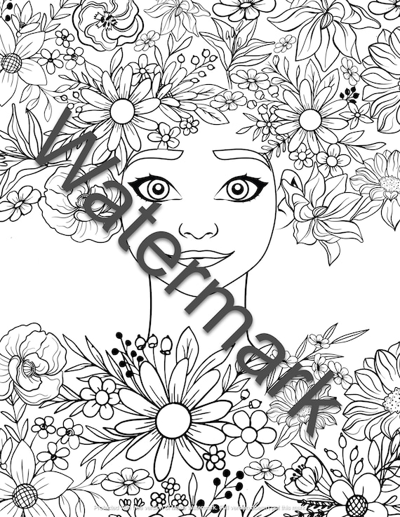 Midsommar Coloring Page for Kids and Adults Digital Print - Etsy