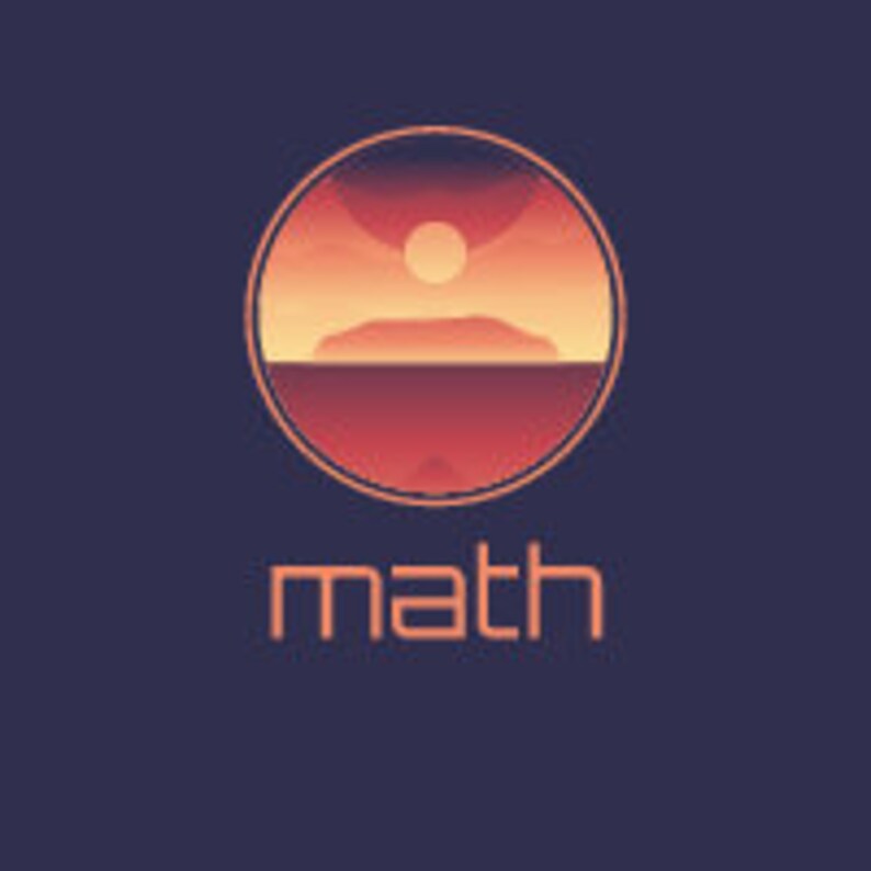 Lover Mathematics, Math Logo , Math Fan - Etsy
