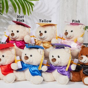 Custom Graduation Bear Personalized Graduation Bear Graduation Gift Set ...