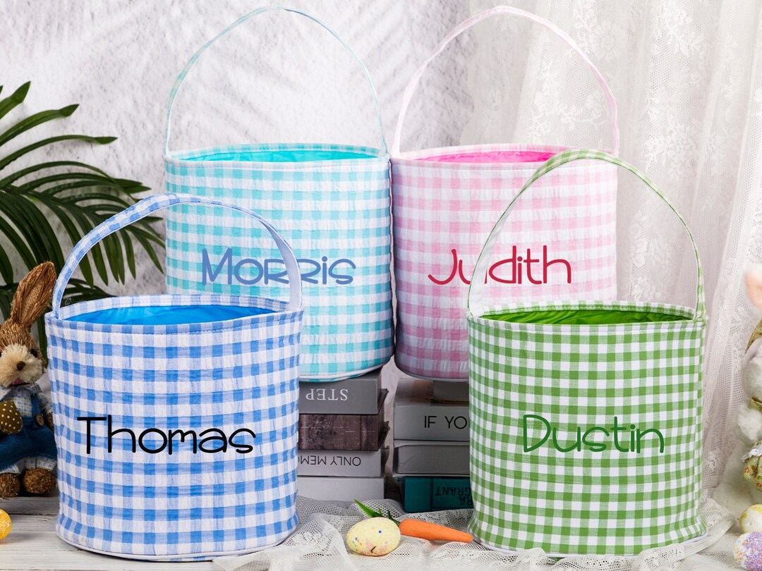 Easter Basket, Personalized Easter, Easter Gifts, Monogram Easter ...