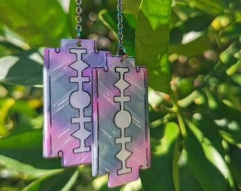 Pink Razor Blade - Etsy
