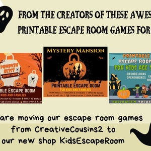 Halloween Treasure Hunt, Halloween Scavenger Hunt, Halloween Game for ...