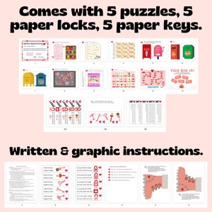 Valentine's Day Escape Room: Printable Kids & Family Game (PDF) - Etsy