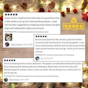 Christmas Escape Room: Reindeer Roundup, Printable Family Game (PDF) - Etsy