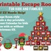 Kids Christmas Escape Room: Elf Advent Calendar (printable) - Etsy