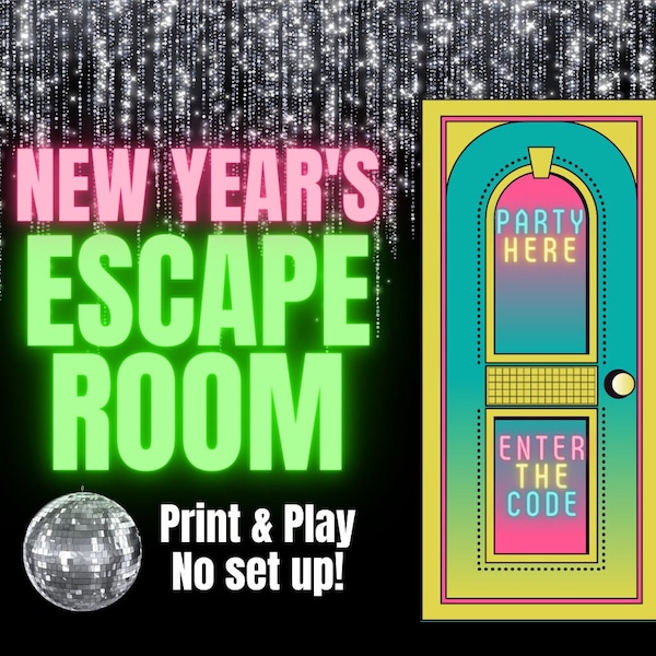 Escape Room Printable - Etsy